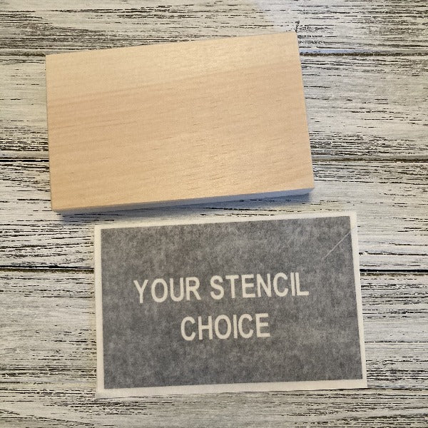 All Small Sign Wood Block with Stencil – YouCanDoItDIYKits