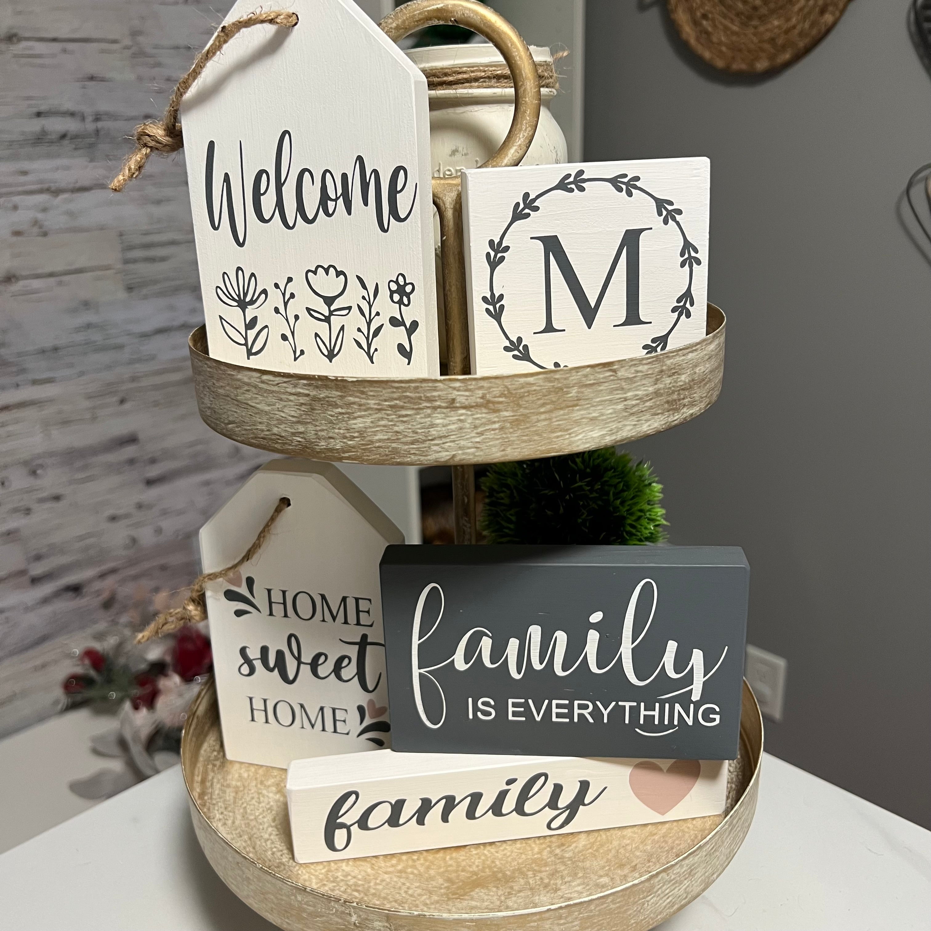 Everyday Home Tiered Tray DIY Kit, Home Decor – YouCanDoItDIYKits