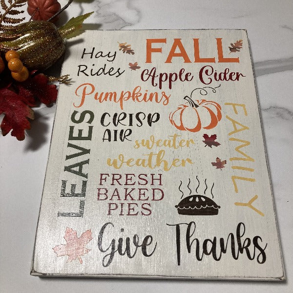 Fall Wood Sign DIY Kit, Adult Craft Kit – YouCanDoItDIYKits