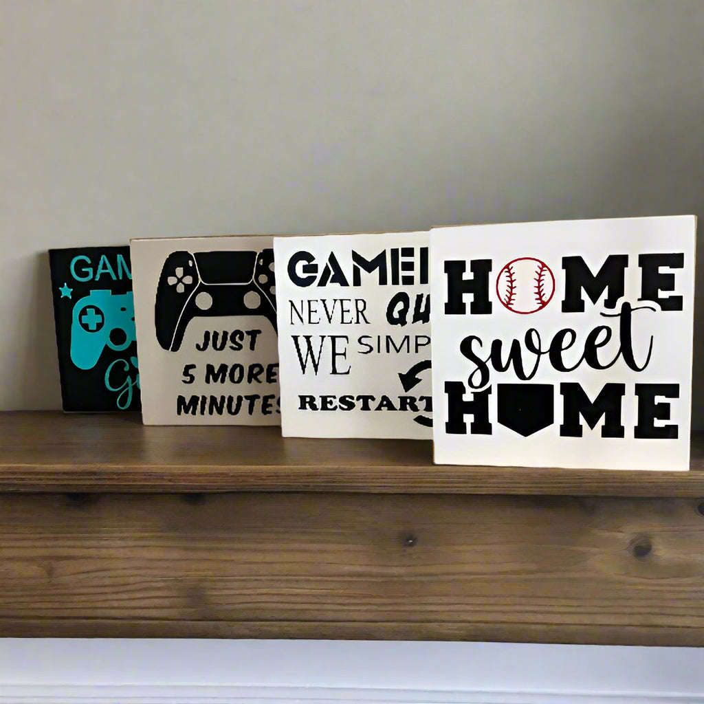 Wood Sign Square DIY Kit, DIY Home Decor, Kids Adult Craft DIY Kit ...