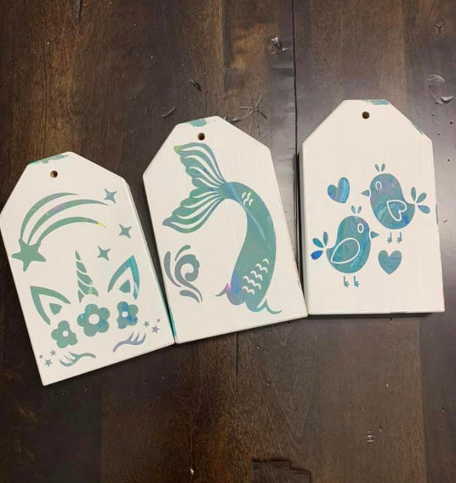 Wood Tag DIY Kit Youth, DIY Tiered Tray Home Decor, Adult Craft DIY Kit ...